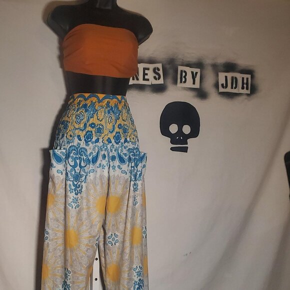No Brand | Pants & Jumpsuits | Sun Print Harem Pants | Poshmark